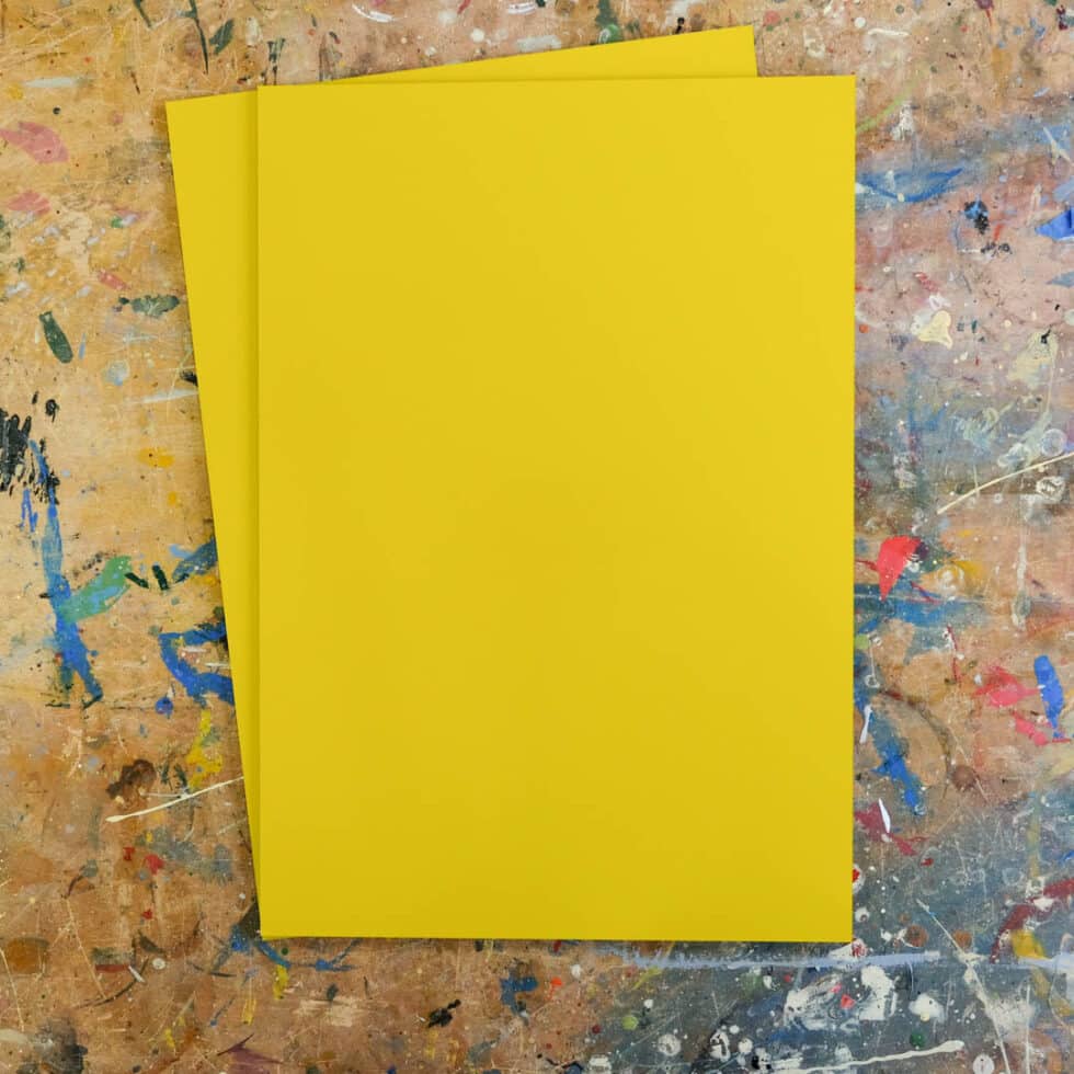 Pre-Prepared Signwriting Boards Yellow | Joby Carter