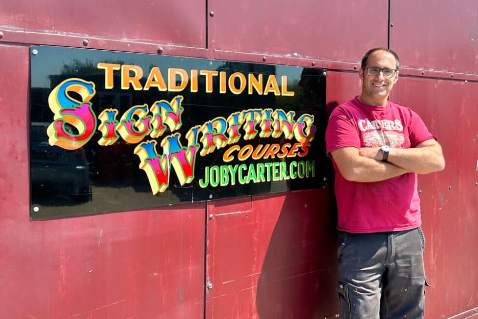 What skills do you need to be a signwriter and how can you learn to signwrite? | Joby Carter