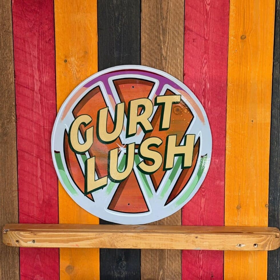 Gurt Lush VW - Original Painted Sign | Joby Carter